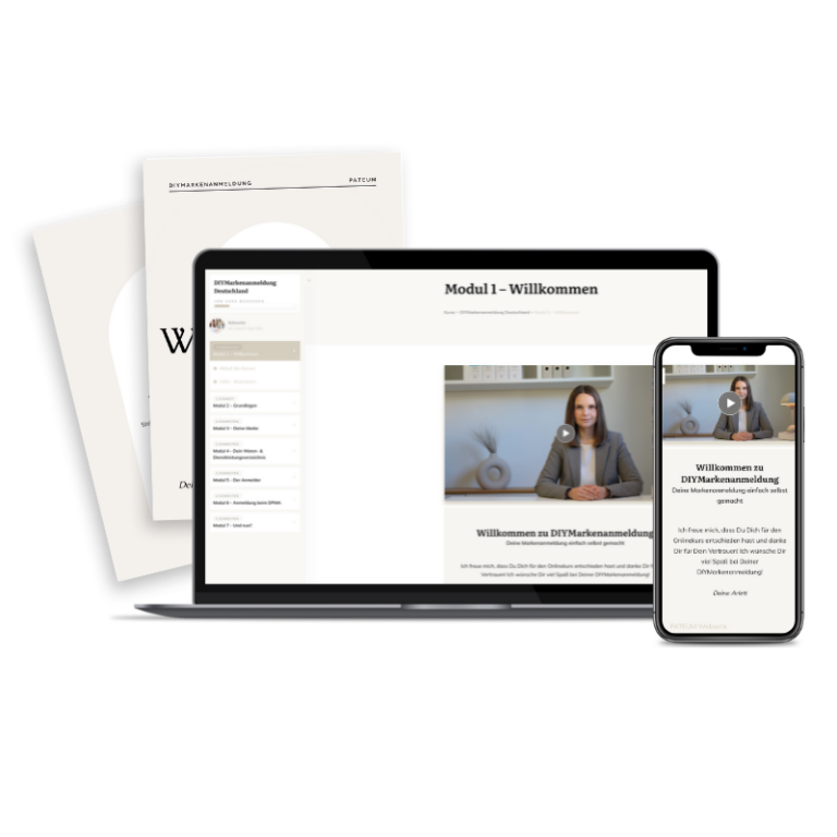 Marke selbst anmelden - warum nicht?